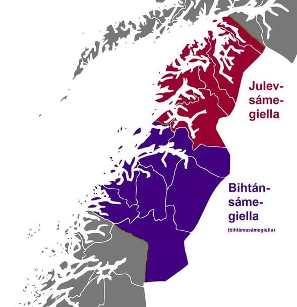 Ulike kart over pitesamisk område - Sállto.no – Nytt